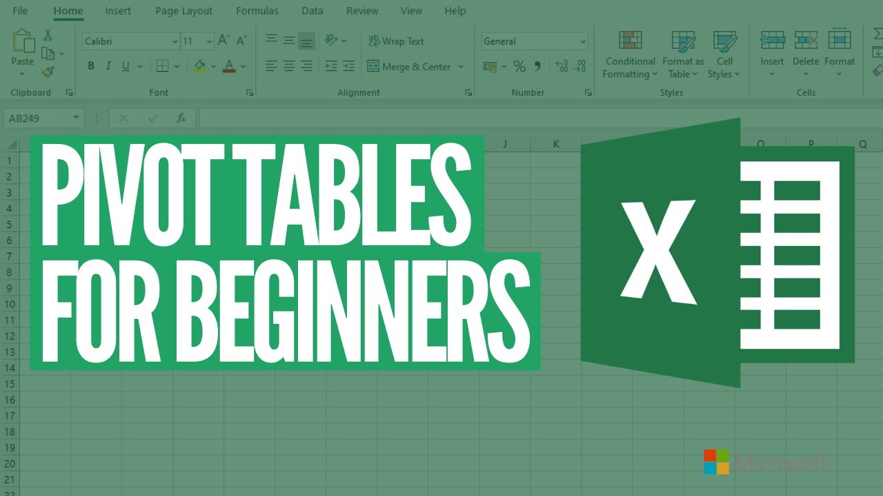 Pivot Table In Excel For Beginners Youtube Riset