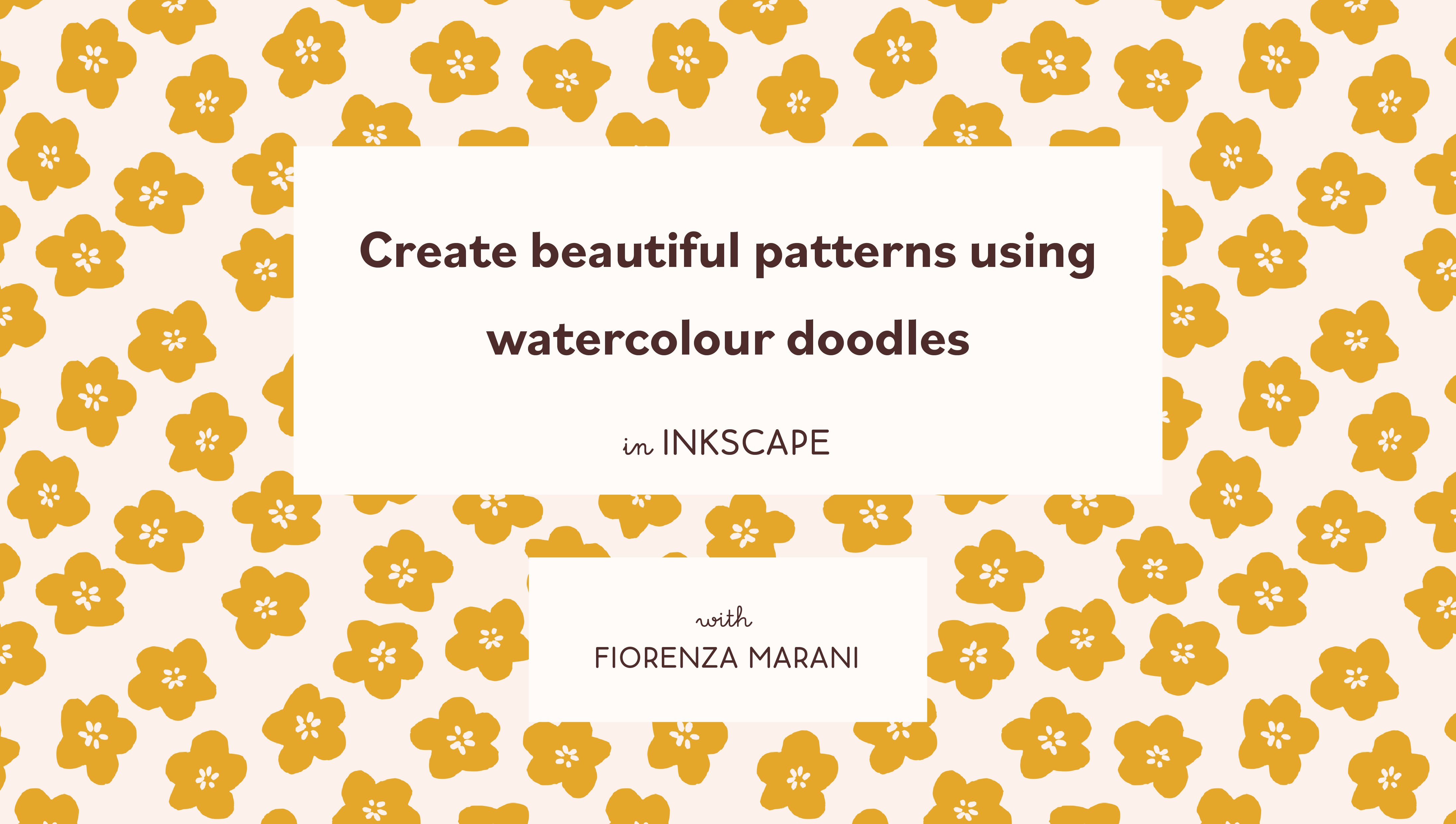 Create Beautiful Repeating Patterns In Inkscape Using Your Watercolour