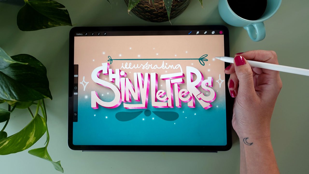Shiny Letters - Create an Illustrative Lettering From Your Handwriting ...