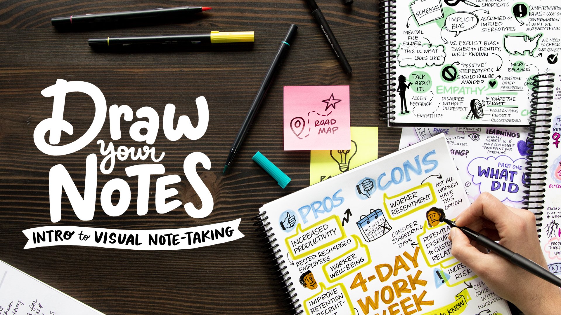 Draw Your Notes Intro To Visual Note Taking Ink Factory Studio