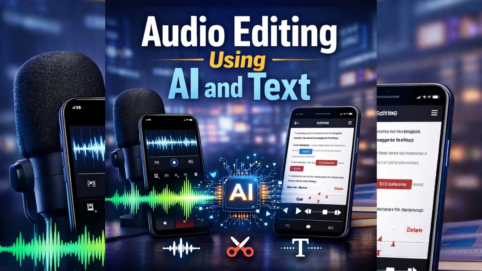 Audio Editing using AI and Text: Learn the best and most inexpensive ...