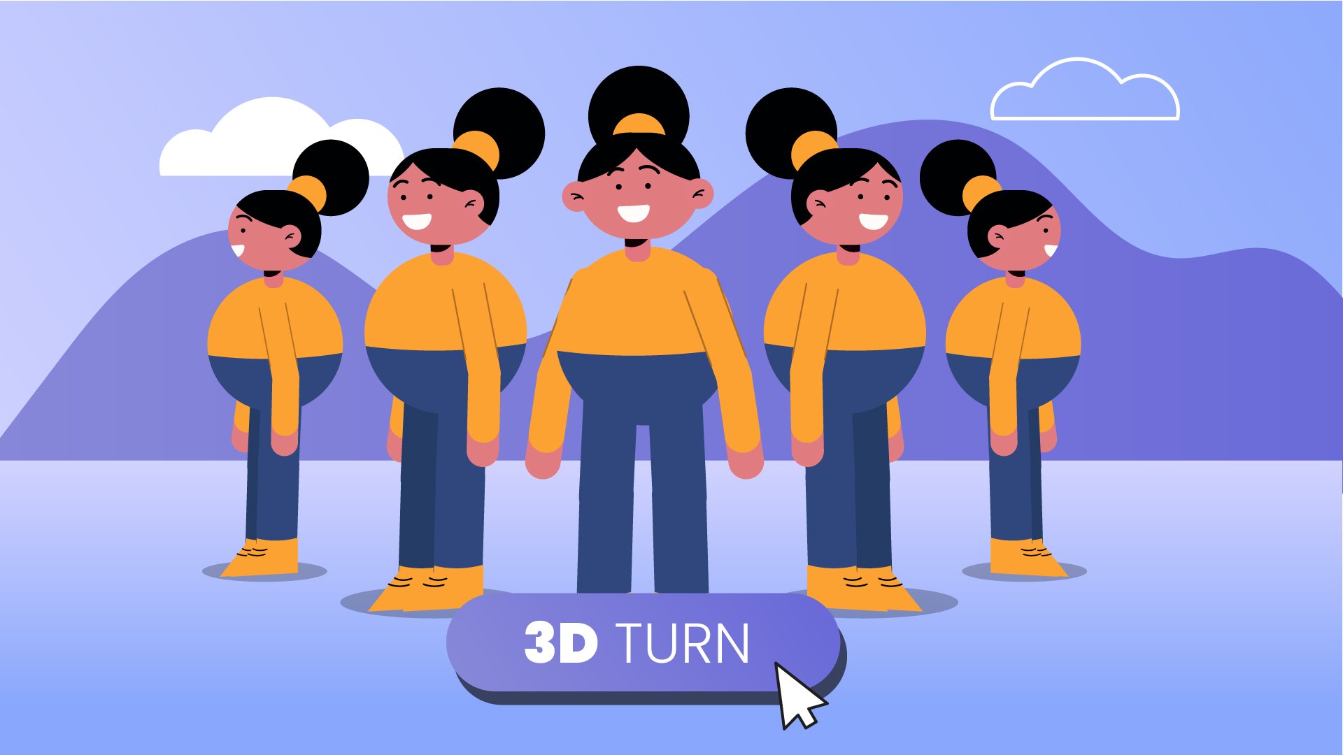 Character Animation: Simulating 3D Turns with Adobe After Effects | Carminys Guzmán | Skillshare