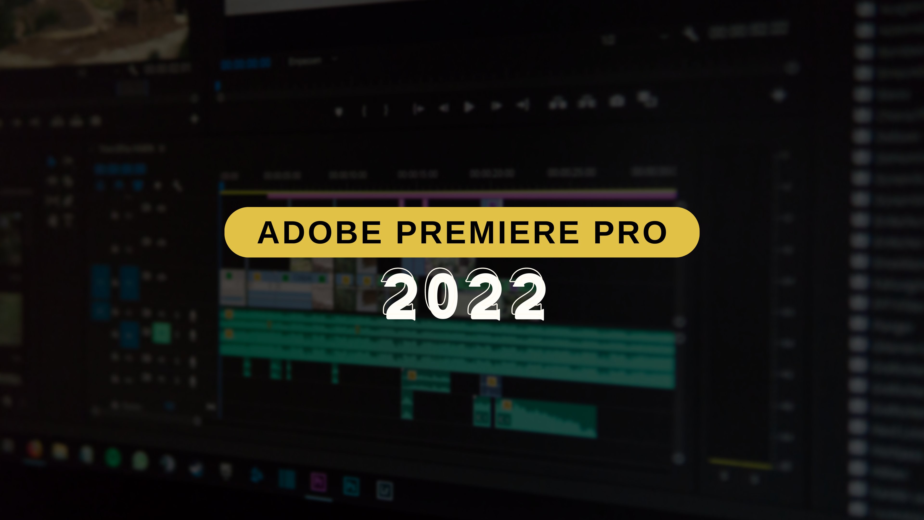 Adobe Premiere Pro To Intermediate Editing 2022 Ahmed Ibrahim