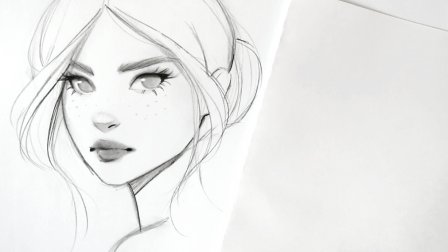 Realistic Female Body Sketch