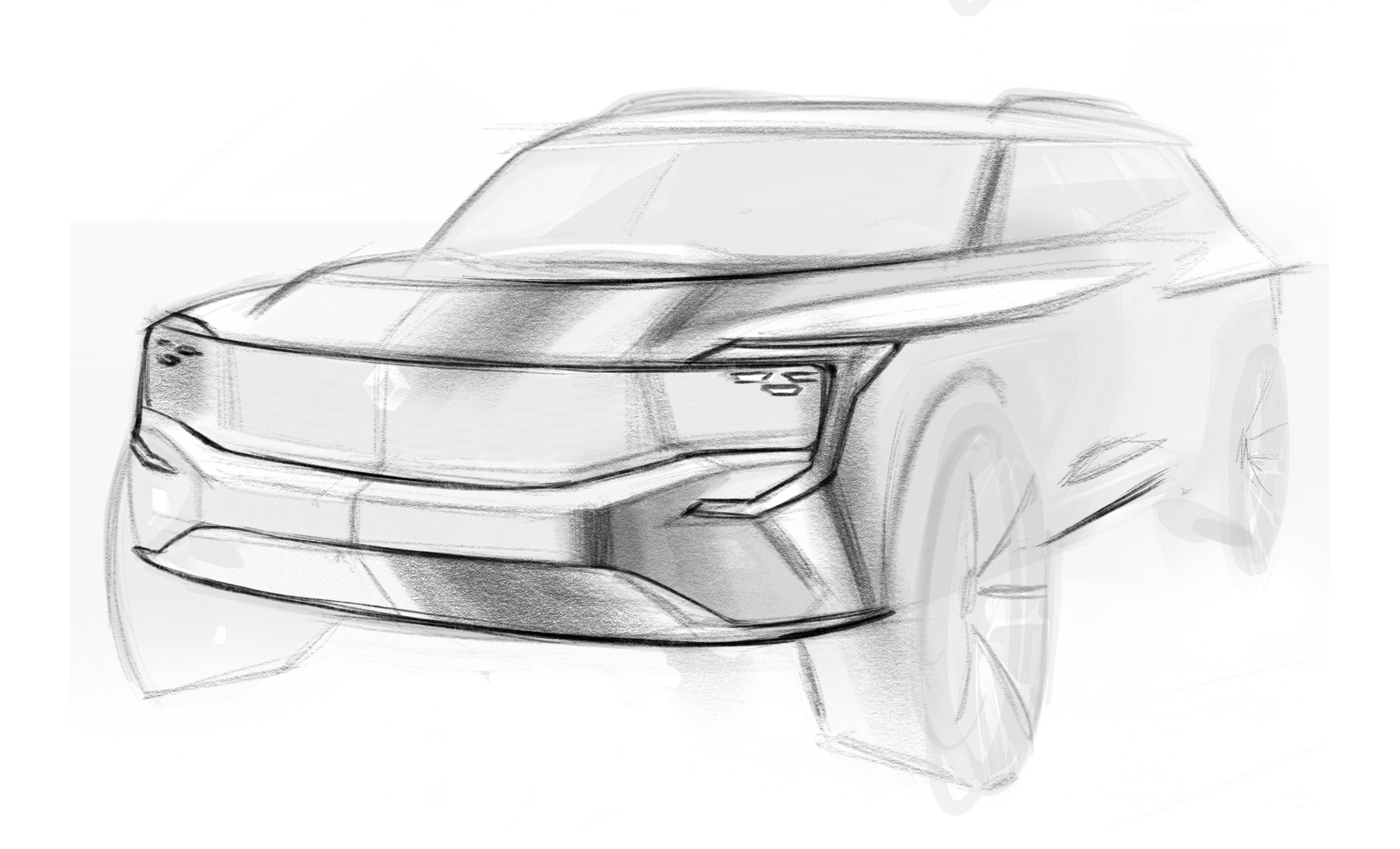 Car Industrial Design Sketch Example