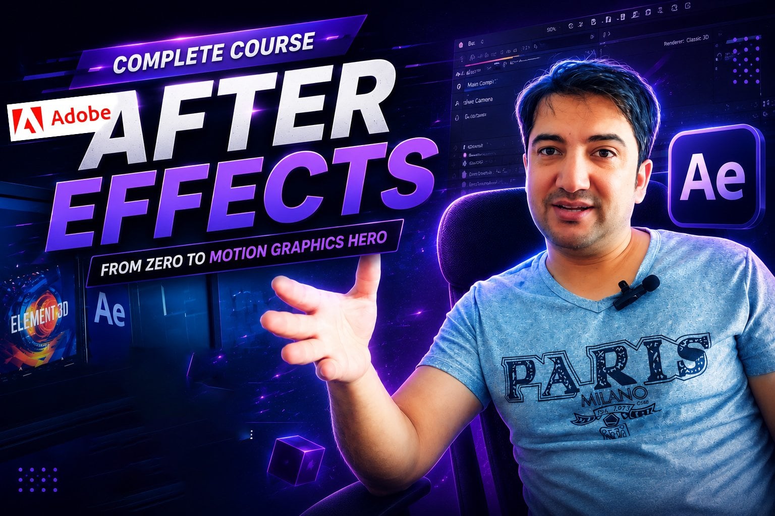 For Beginner Motion Graphics with Adobe After Effects Cc 2026 | Khalil ...